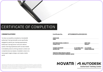 Revit and BIM Online Certification Course | Novatr